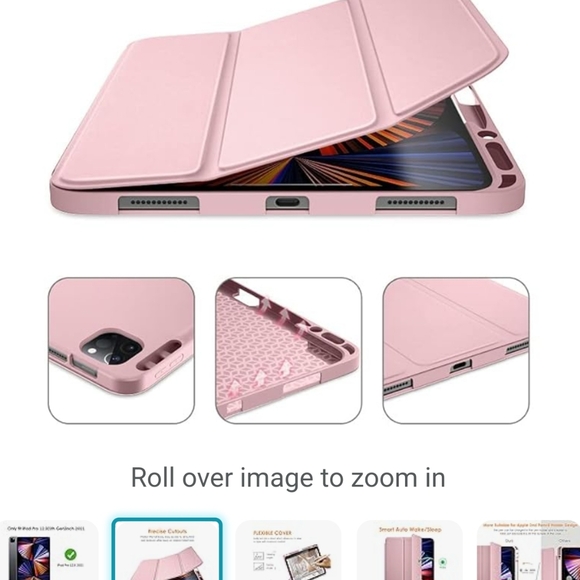 DTTO IPAD | Accessories | Rose Gold Case For Ipad Pad Pro 22 Full Body ...